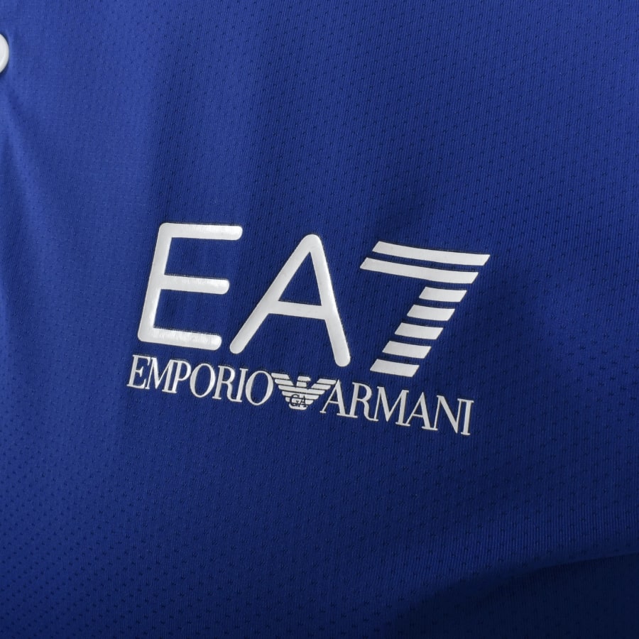 EA7 Emporio Armani Sport Ventus 7 Polo Blue | Mainline Menswear